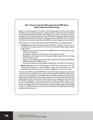 Musrenbang desa | PDF