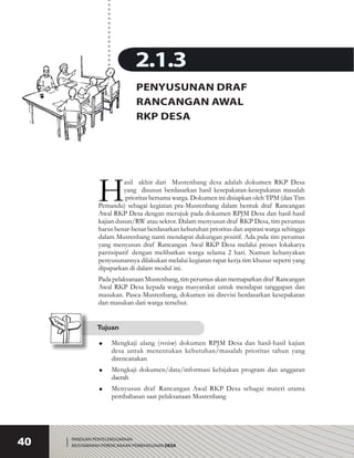 Musrenbang desa | PDF