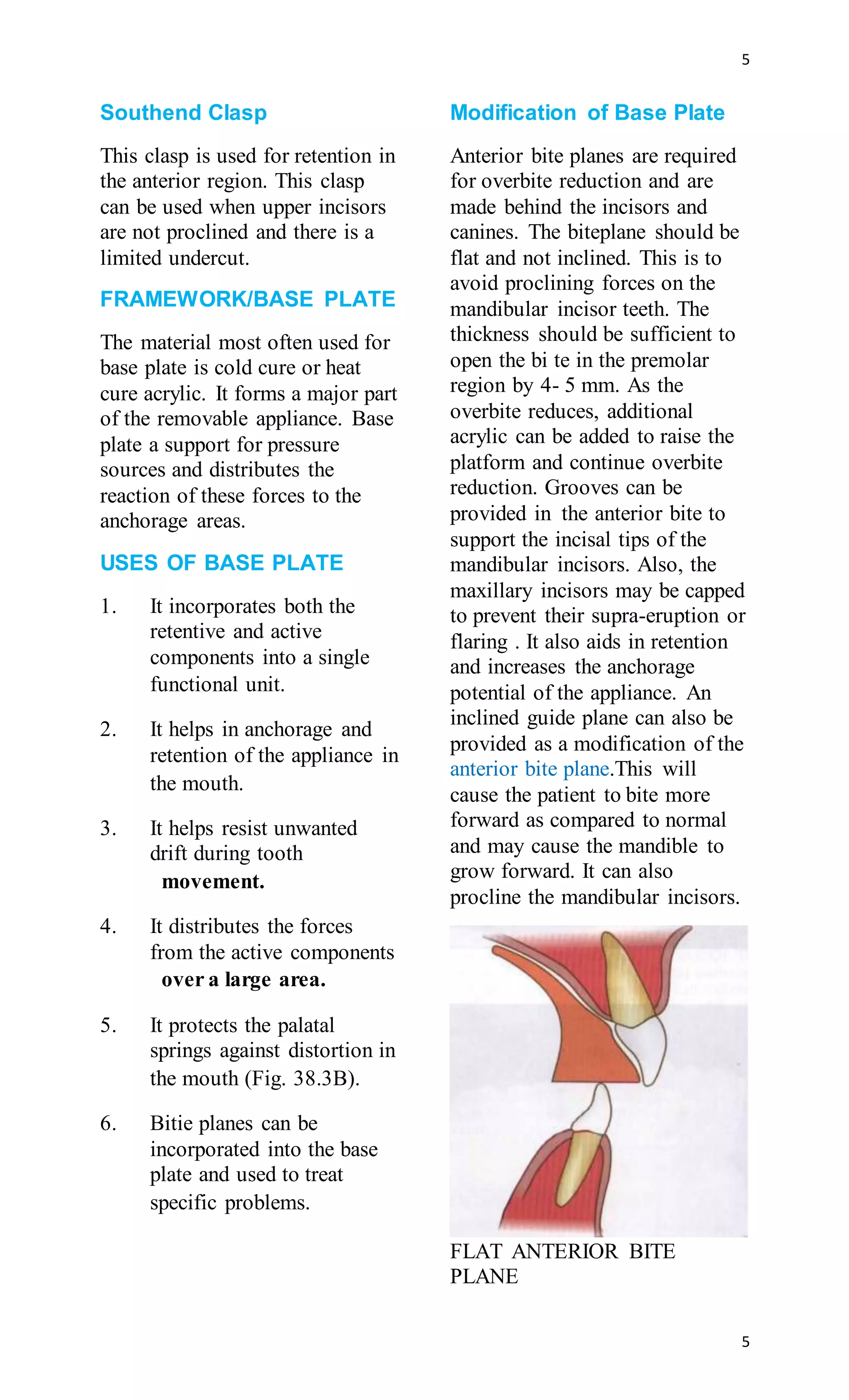 Removable orthodontic appliances part 2 | DOCX
