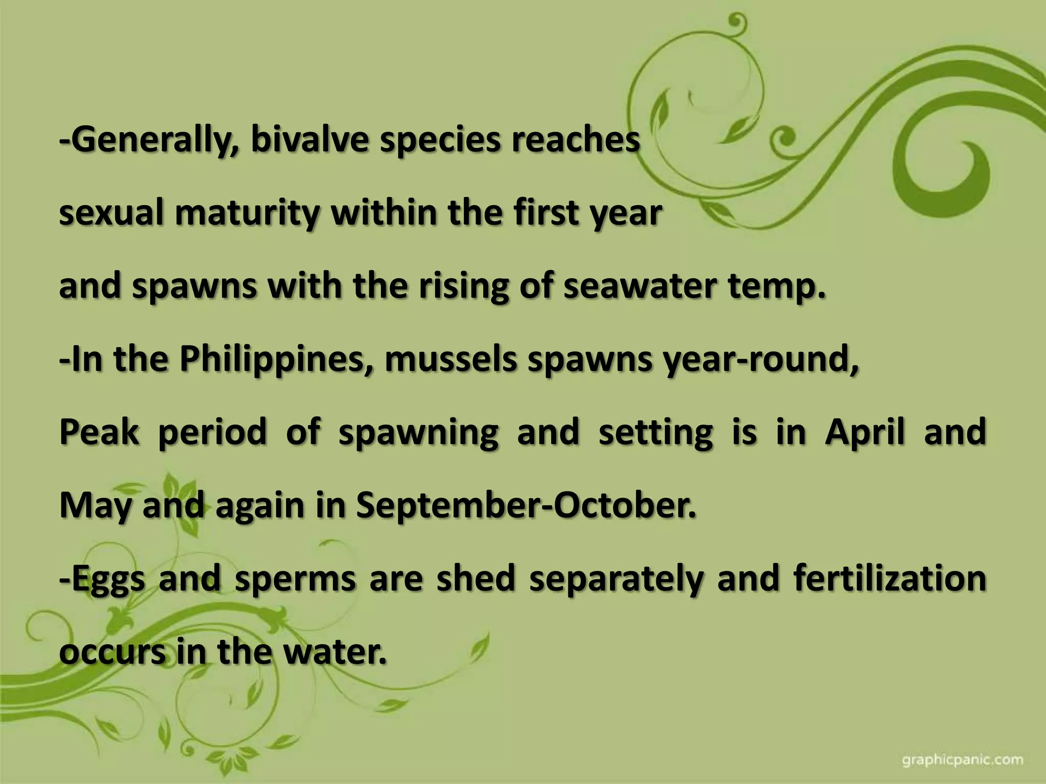 Mussel grow out culture | PPTX