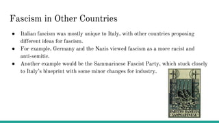 Mussolini's Early Ideas | PPT