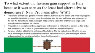 Mussolini's Early Ideas | PPT