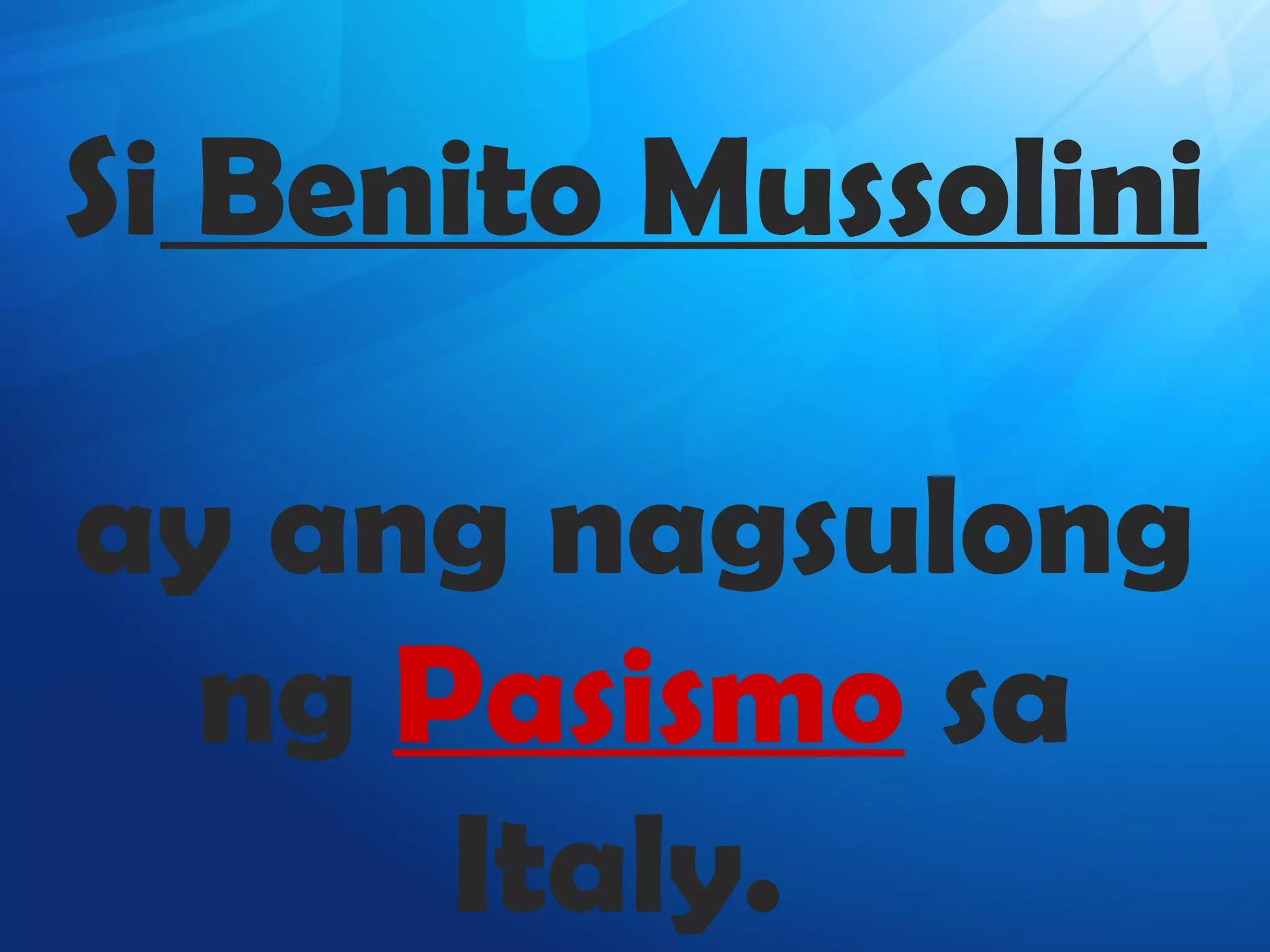 Mussolini at Hitler | PPT