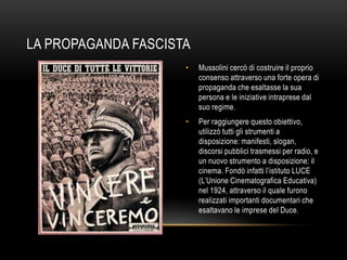Mussolini e il fascismo [salvato automaticamente] | PPTX