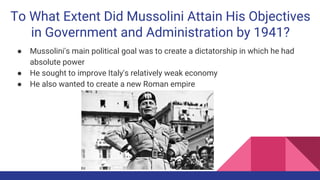 Mussolini | PDF | Political Issues & policy | Politics