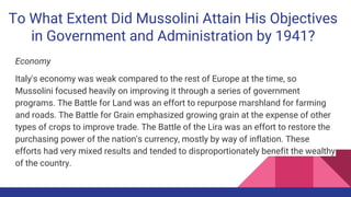 Mussolini | PDF