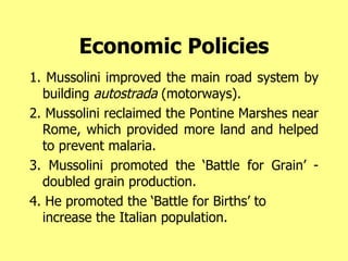 Fascism in Italy | PPT