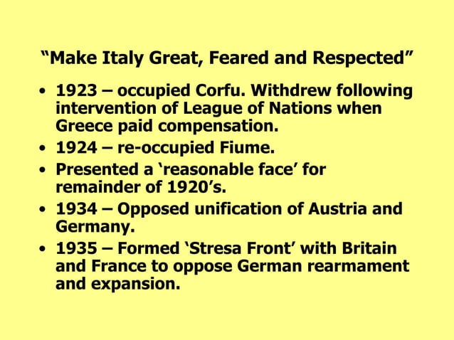 Fascism in Italy | PPT