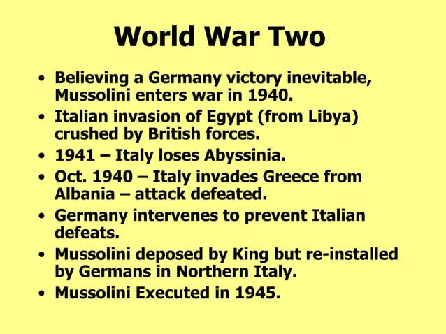 Fascism in Italy | PPT