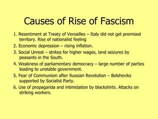 Fascism in Italy | PPT