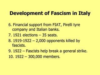 Fascism in Italy | PPT
