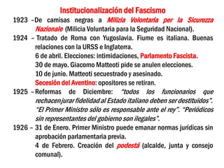 Mussolini y el Fascismo | PDF