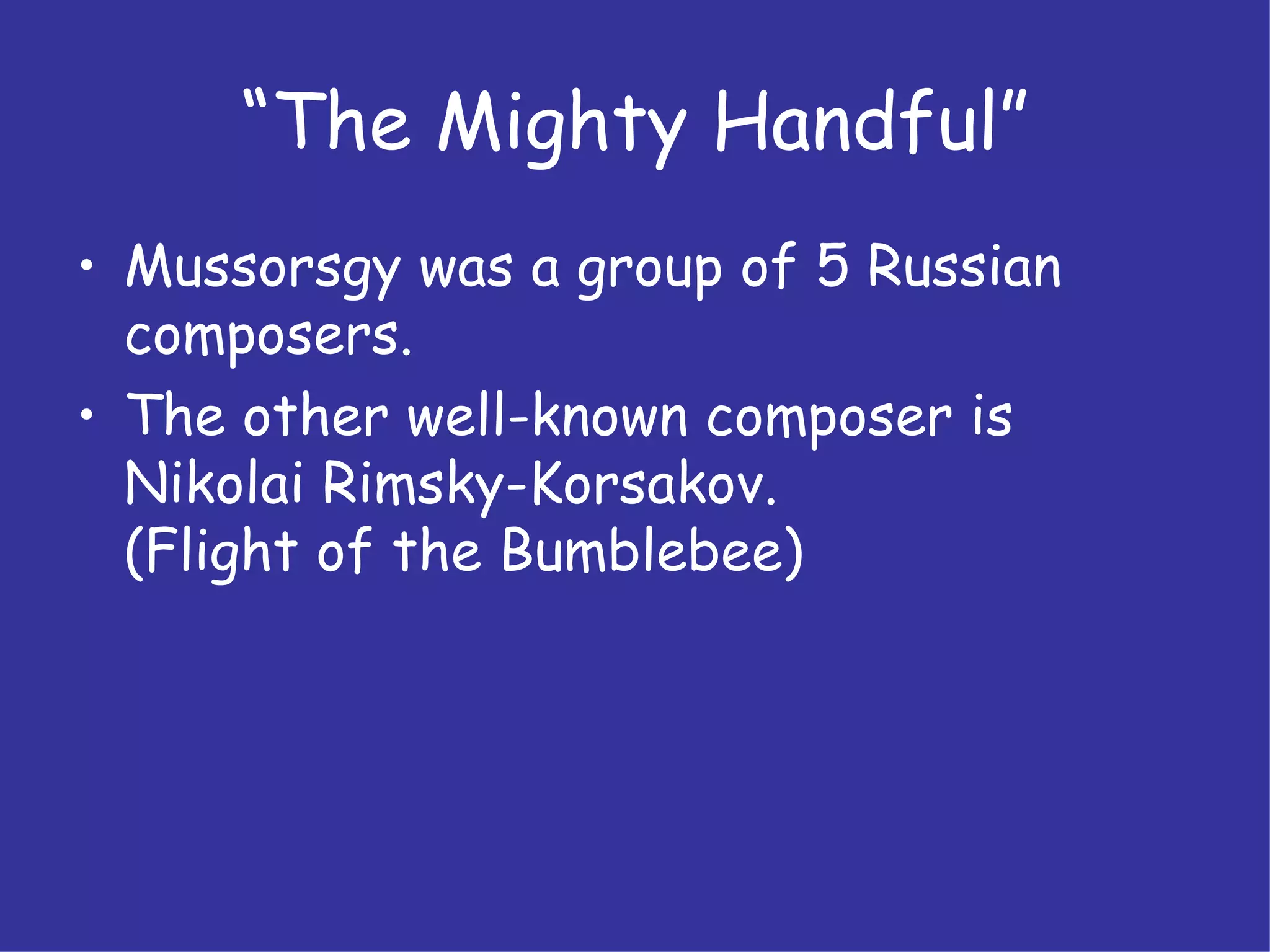 Mussorgsky | PPT
