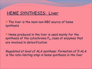 HEME METABOLISM MUHAMMAD MUSTANSAR | PPT