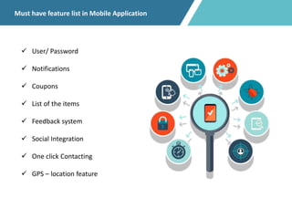 Important Features List in Mobile Application | PPT