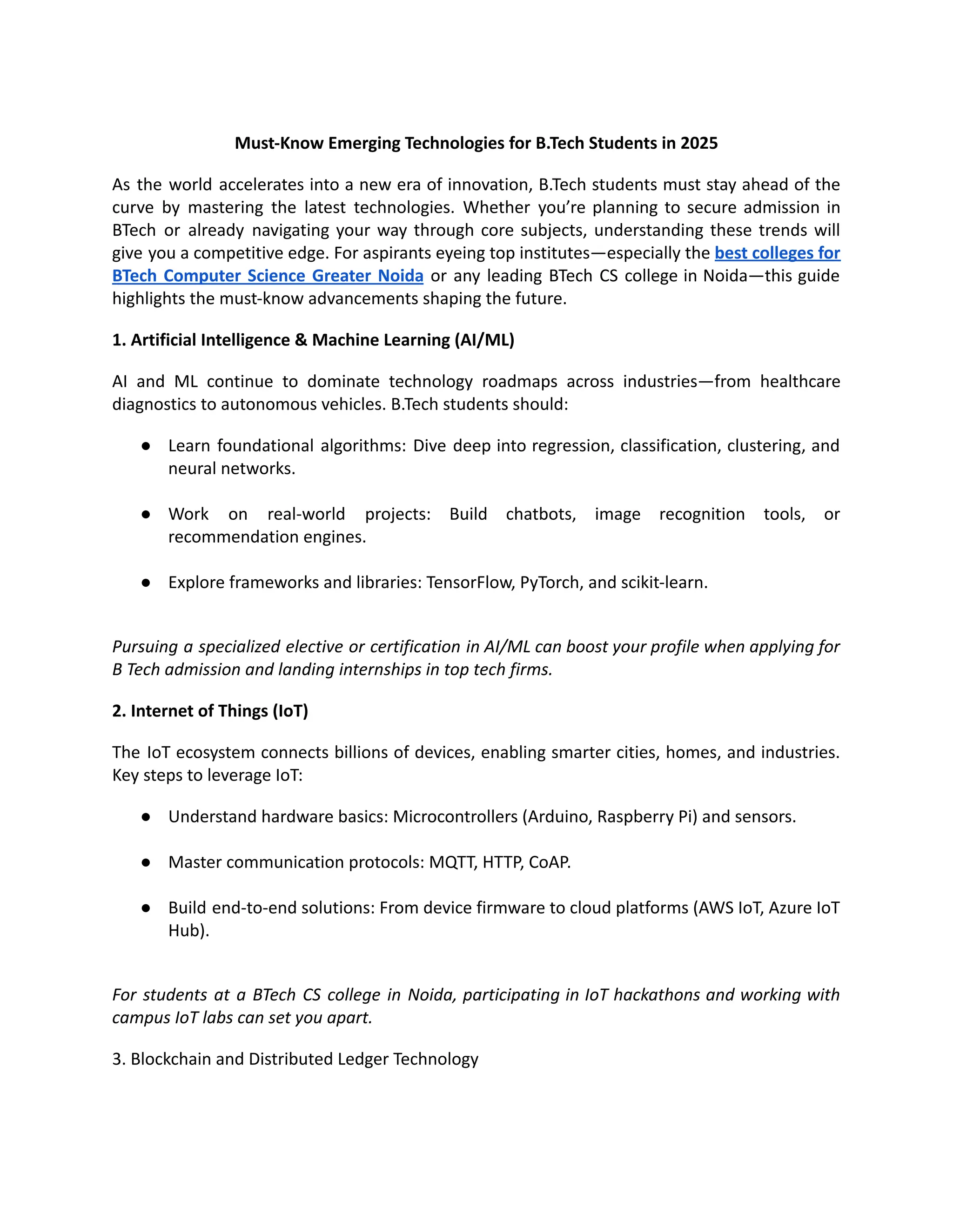 Must-Know Emerging Technologies for B.Tech Students in 2025.pdf