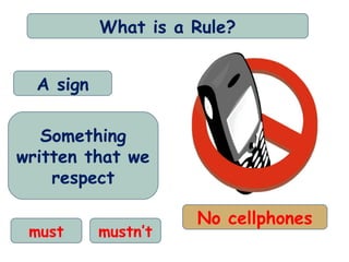 Must mustn't | PPT
