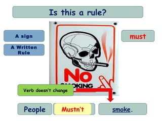 Must mustn't | PPT
