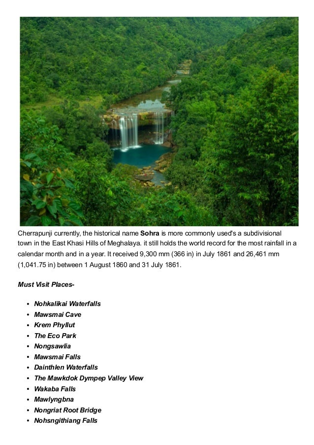 Must-See in Meghalaya Tour Packages -12 Location.pdf