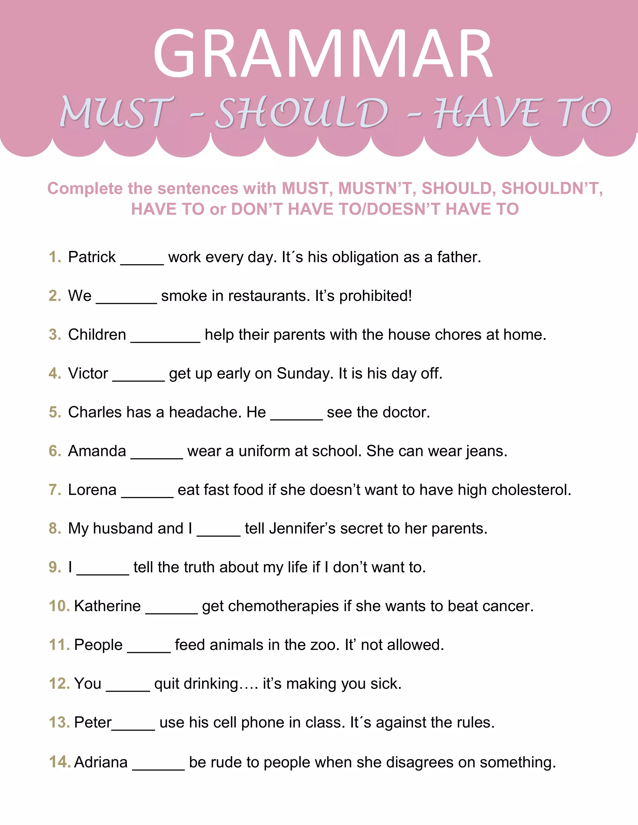 Must should-have to | PDF