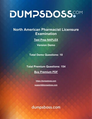 Must-Use Naplex Practice Questions for Better Results | PDF