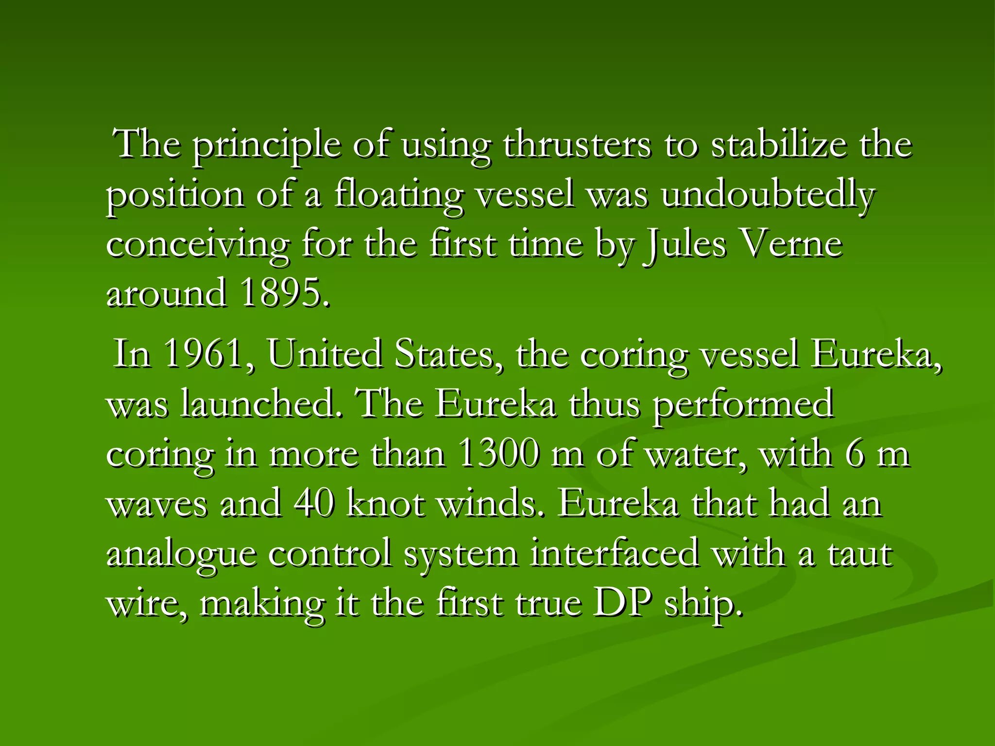 FPSO Dynamic positioning | PPT
