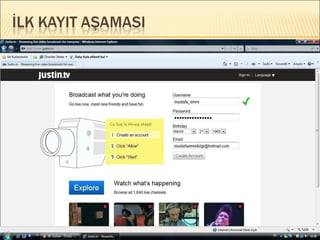 Mustafa emre Justin tv Sunum | PPT