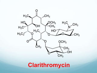 Medicinal chemistry of MACROLIDES | PPT