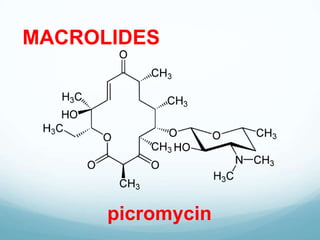 Medicinal chemistry of MACROLIDES | PPT