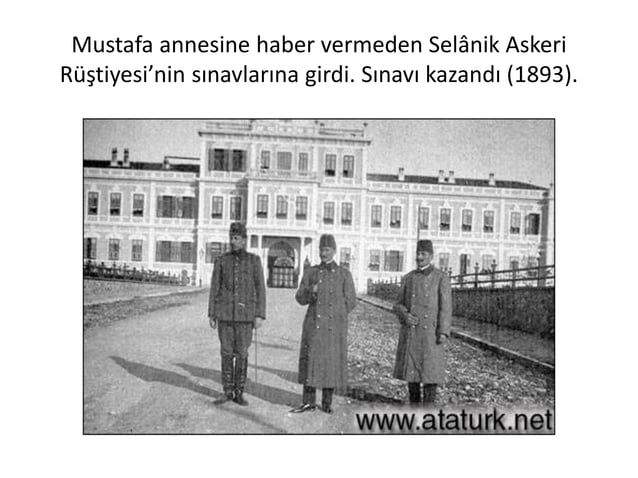 Mustafa kemal Atatürk hayatı - Great leader mustafa kemal atatürk life | PPTX