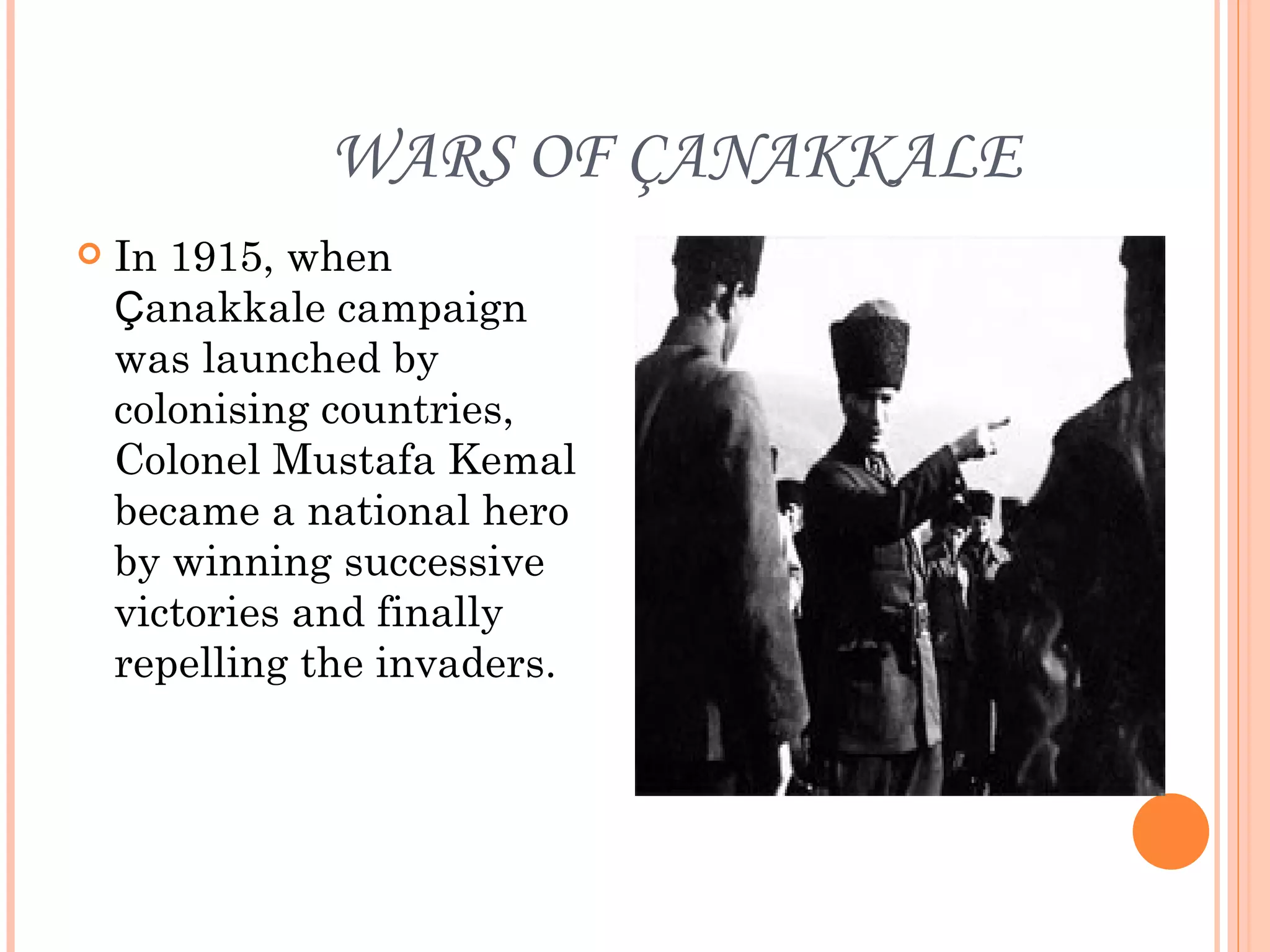 Mustafa Kemal Ataturk Presentation Turkey | PPT