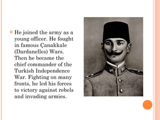 Mustafa Kemal Ataturk Presentation Turkey | PPT