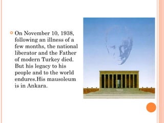 Mustafa Kemal Ataturk Presentation Turkey | PPT