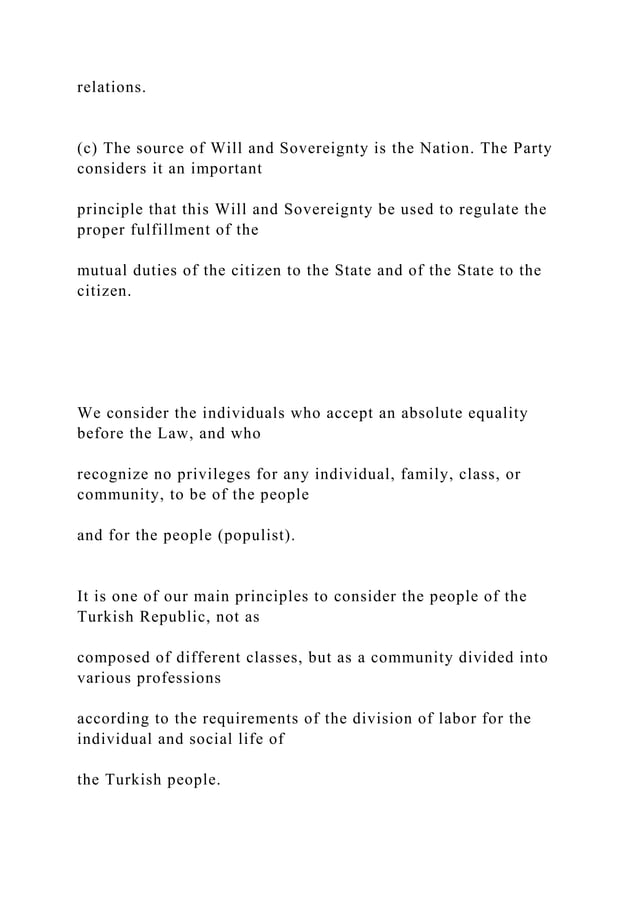 Mustafa Kemal was born into a lower middle class Turkish famil.docx