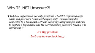 TELNET and SSH by MUSTAFA SAKHAI | PPTX