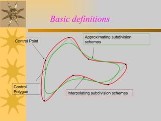 Binary Subdivision Schemes for curve Modeling | PPTX