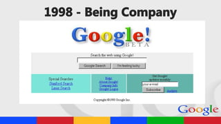 Story of Google: The Most Successful Internet Company | PPT