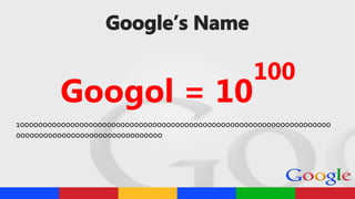 Story of Google: The Most Successful Internet Company | PPT