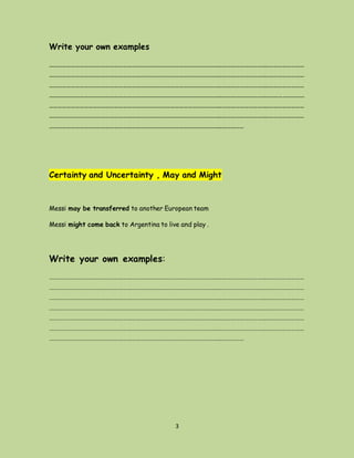 Obligation, Prohibition, Necessity, Certainty, Uncertainty, Purpose and ...