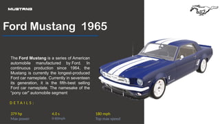 Mustang Car Information and its features | PPTX