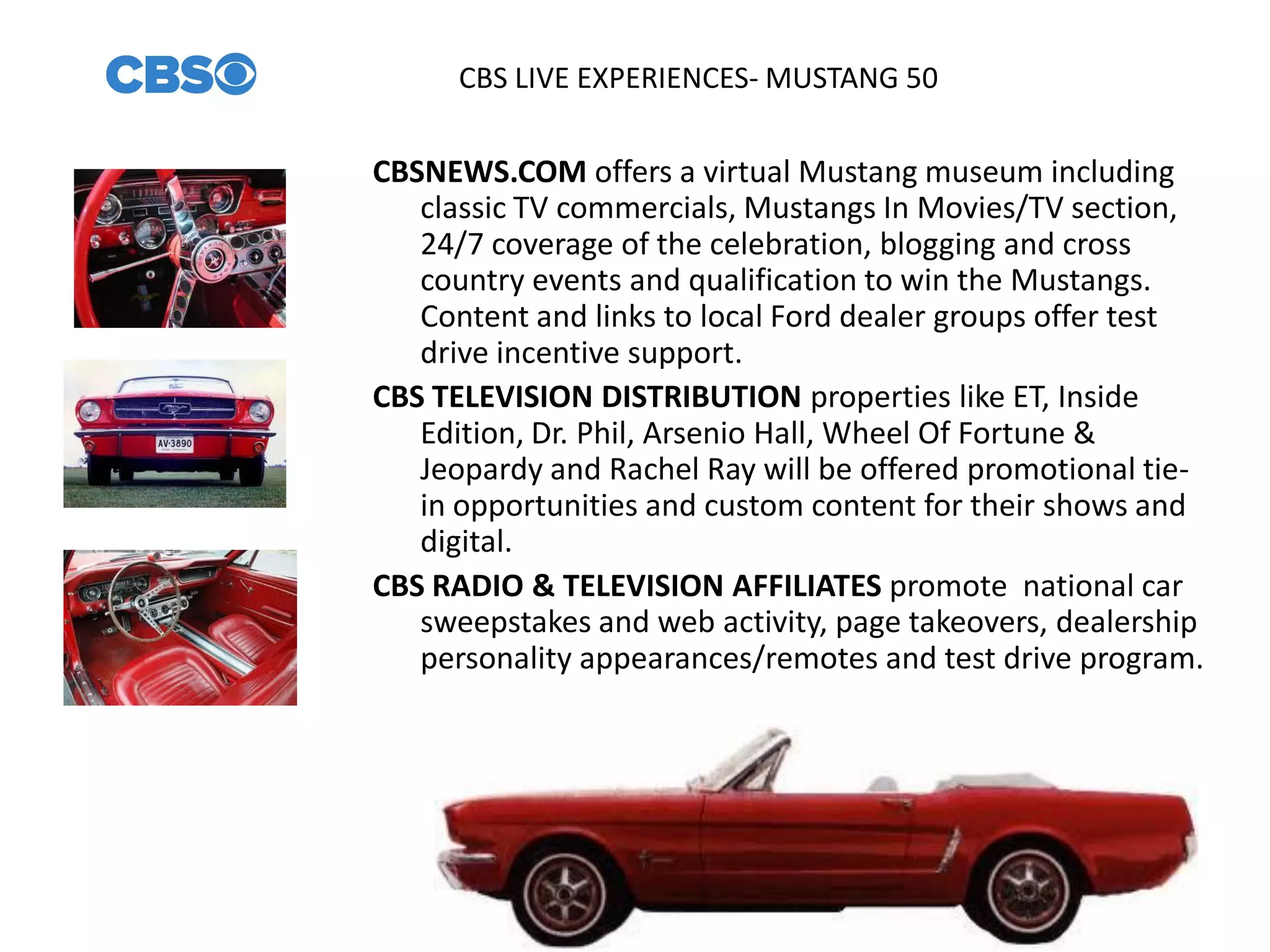 Mustang CBS Presentation | PPT