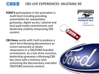 Mustang CBS Presentation | PDF