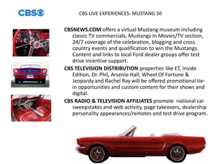 Mustang CBS Presentation | PDF | History | Genres