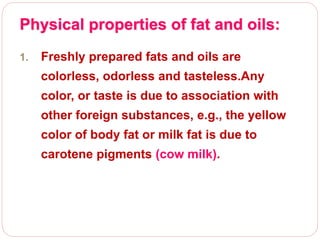 BIOCHEMISTRY OF LIPIDS | PPT