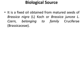 MUSTARD OIL- Sarson ka tel | PPTX