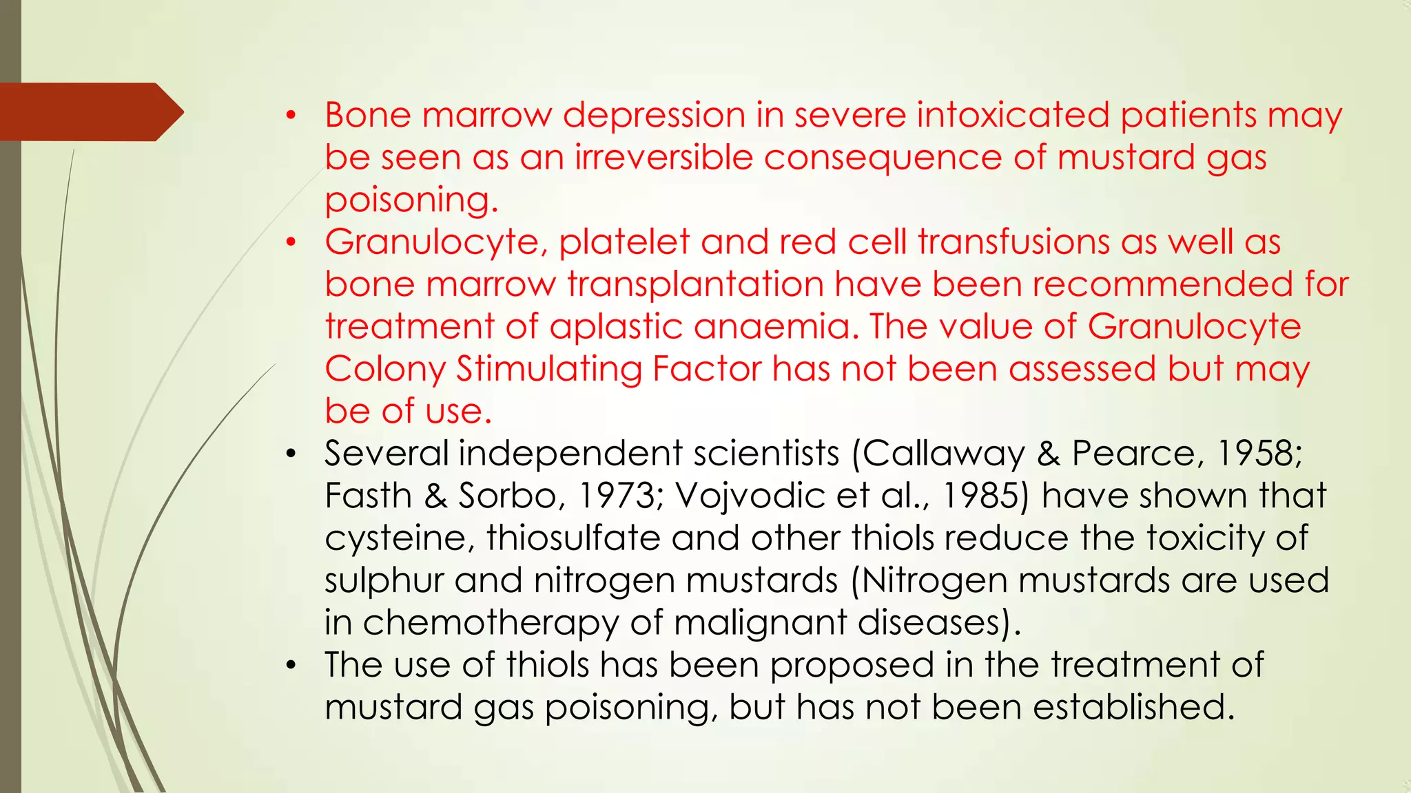Mustard gas poisoning .By- Dr mohammadullah totakhil | PPTX | Blood ...
