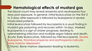 Mustard gas poisoning .By- Dr mohammadullah totakhil | PPTX