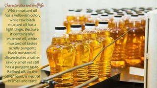 Mustard Oil Processing , Food Products Technology #oilseed | PDF ...