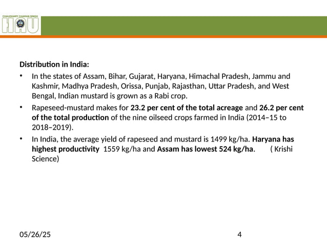 DISEASE OF MUSTARD CROP, THEIR SYMPTOMS , FAVOURABLE CONDITION AND ...