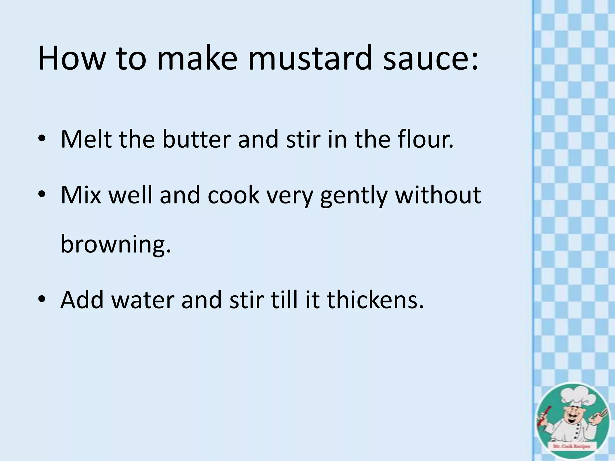 Mustard sauce | PPTX